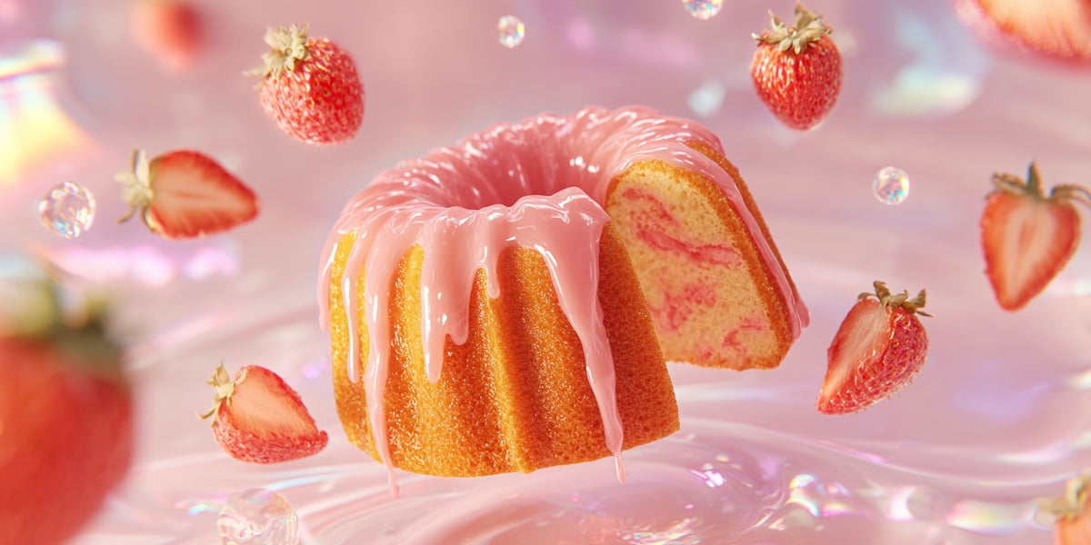 Shop Strawberry Pound Cake at Body Butter Bakery | Body Butter Bakery