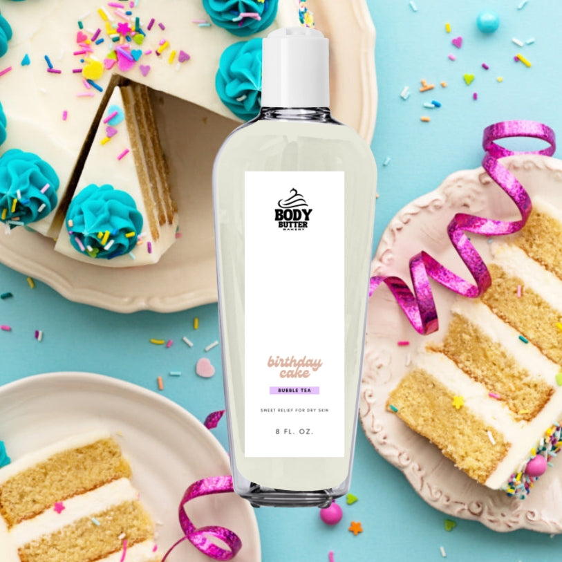 Bubble Tea Body Wash - Birthday Cake | Body Butter Bakery